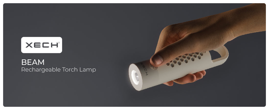 XECH BEAM Rechargeable LED Torch Light | USB-C Flashlight for Home ...