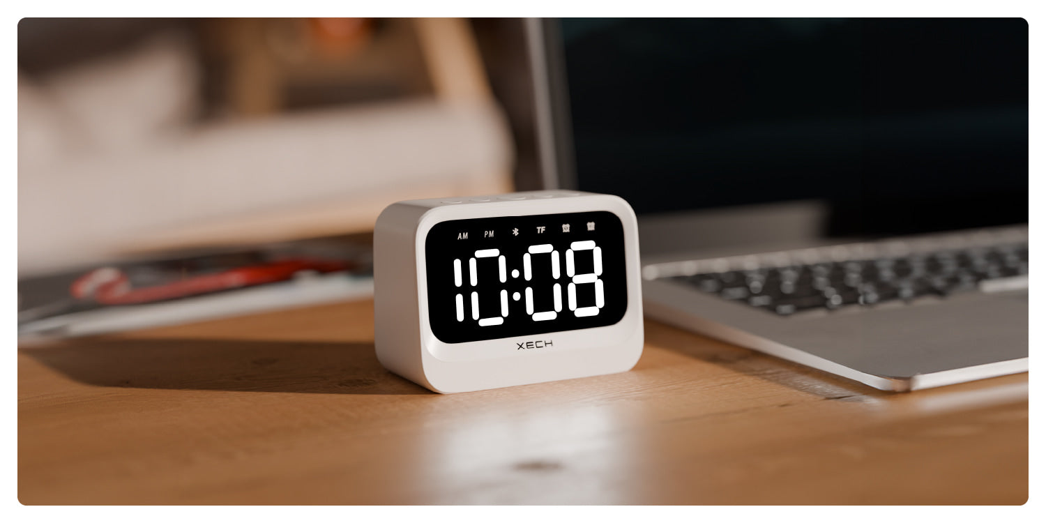 Alarm Clock for Tables and Bedroom | Eon Digital Clock – XECH