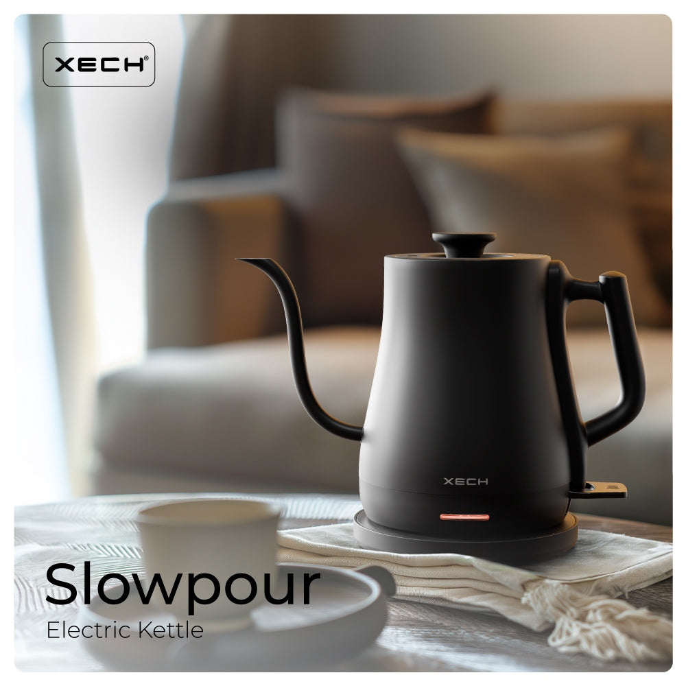 Electric Kettle for Hot Water | Slow Pour Coffee Kettle 1 Litre – XECH