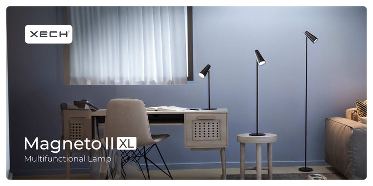 Table Lamp for Study with Multiple Attachments | Rechargeable LED Lamp ...