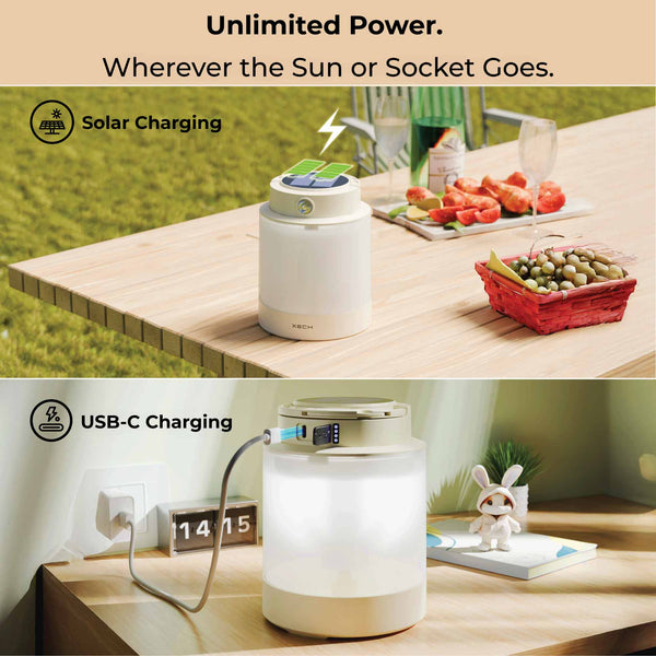 Solar Beam | Portable Rechargeable Solar Emergency Light & Torch – XECH