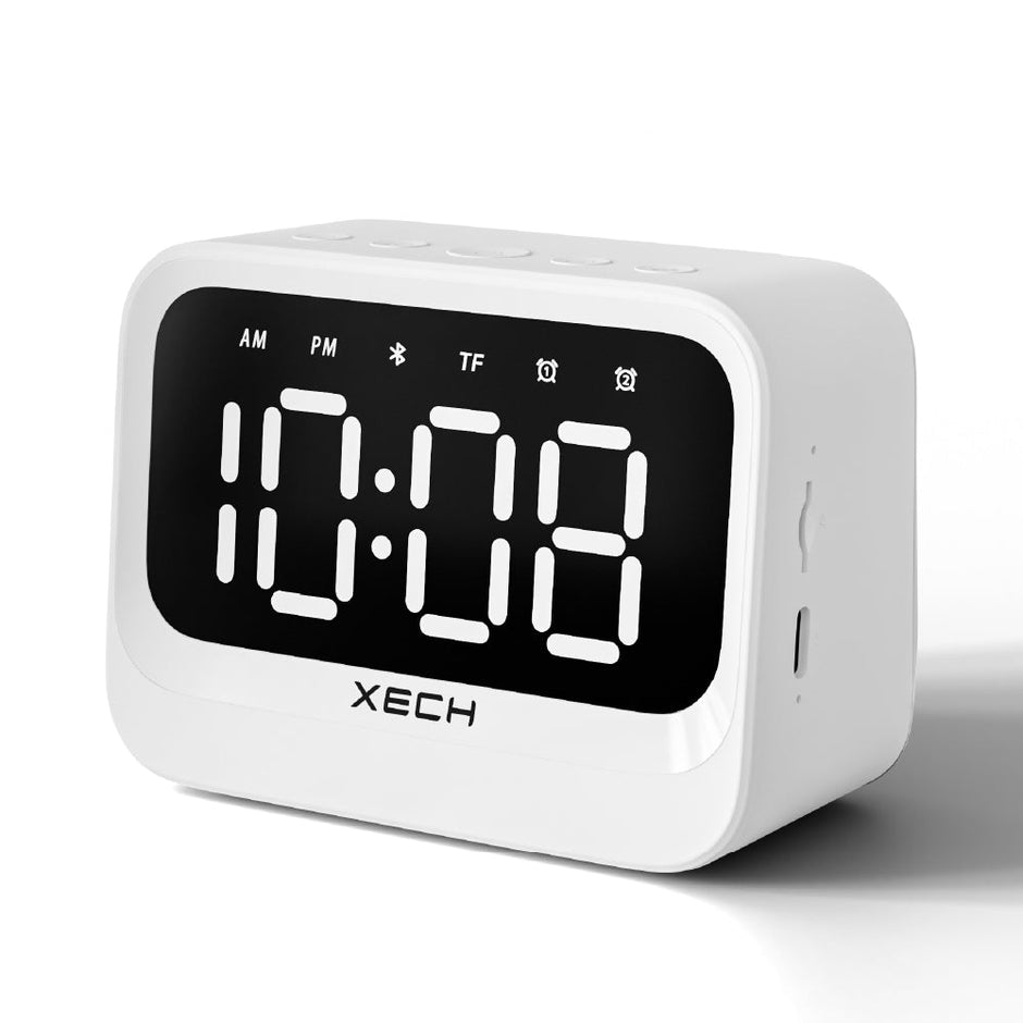Digital Alarm Clocks with Bluetooth Speakers – XECH