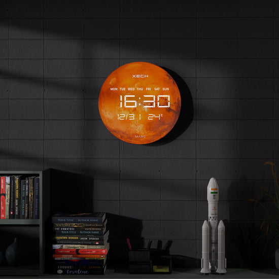 LED Digital Wall Clock - Solaris Wall Clocks for Home Decoration – XECH